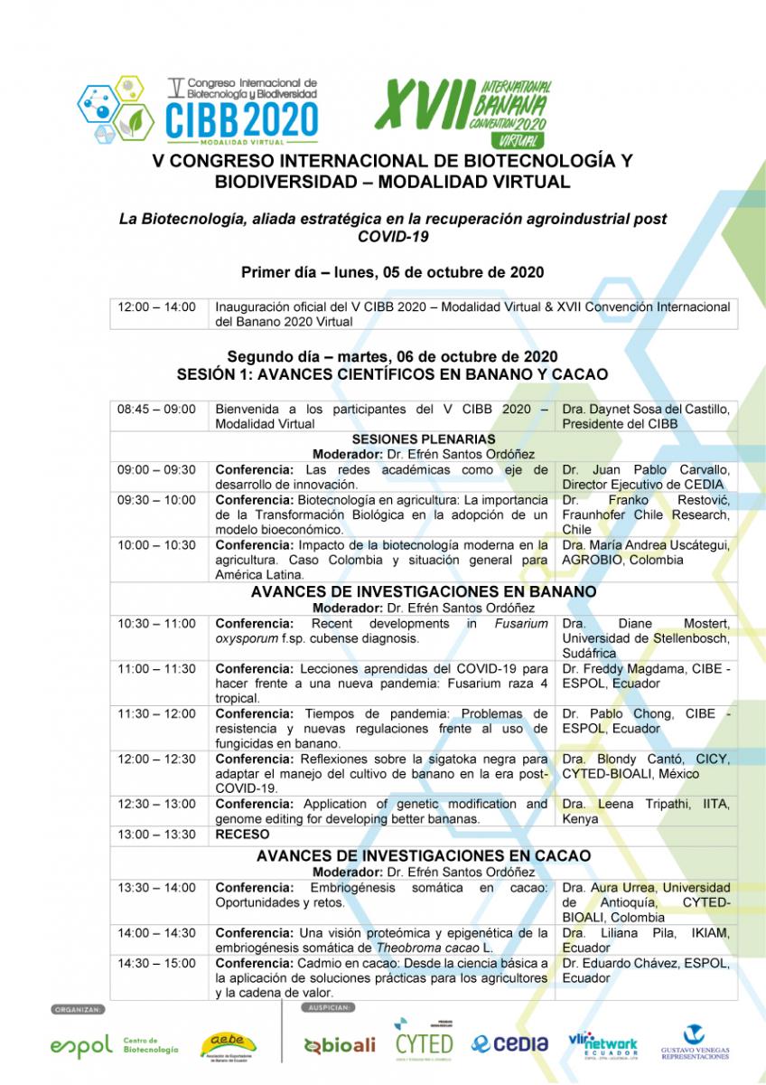 Programa Científico | CIBB